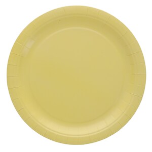 View Round Paper Plates - Bright