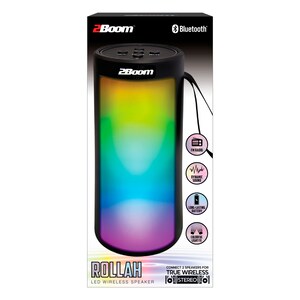 View 2Boom Rollah Color-Changing LED Bluetooth