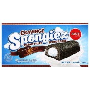 Cravingz Spongiez Cream Filled Chocolate Sponge Cakes, 7.94 oz. Boxes ...