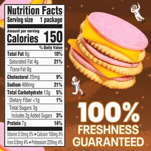 View Lunchables Ham and Cheddar Cracker