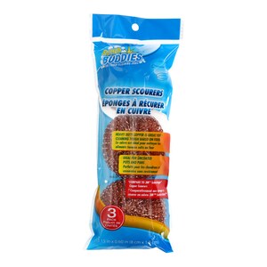 View Scrub Buddies Copper Scourers, 3-ct.