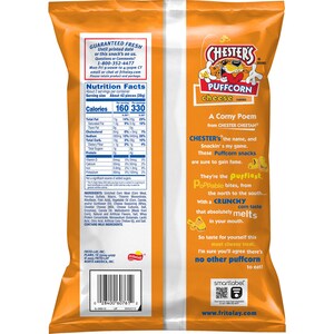 View $1.09 CHESTERS CHEESE POPCORN
