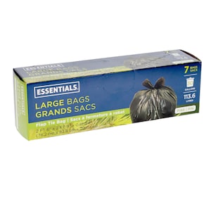 View Essentials Large Trash Bags, 7-ct.