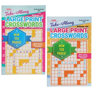 View Kappa Take-Along Large Print Crossword