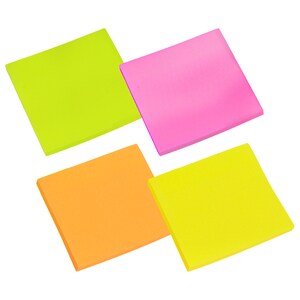 View Jot Neon Sticky Notes, 150-Sheet