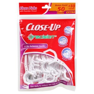 Close Up Precision Floss Picks, 60-ct. Bonus Packs | Dollar Tree