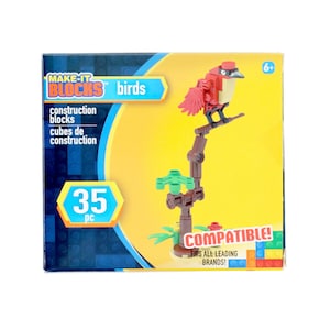 Make It Blocks Tropical Birds Building Blocks | Dollar Tree