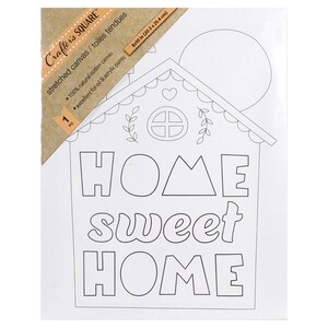 View Crafter's Square Preprinted Stretched Canvases,