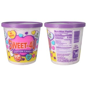 Fun Sweets Valentine's Day Cotton Candy Tub, 2-pc Pack. | Dollar Tree