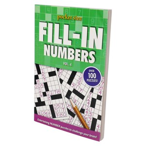 Pocket-Size Fill-in Puzzle Books | Dollar Tree