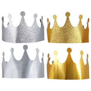 View Jot Paper Sparkle Party Crowns,