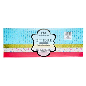 Voila Dots and Stripes Tissue Paper, 10-ct. Packs | Dollar Tree