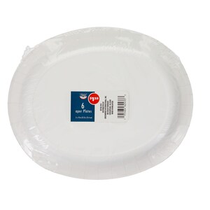 View Patriotic Oval Paper Plates, 6