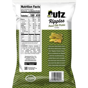 View Utz Ripples Fried Dill Pickle