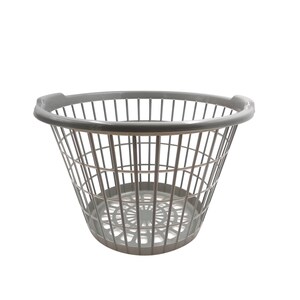 View Assorted Stacking Plastic Laundry Baskets,