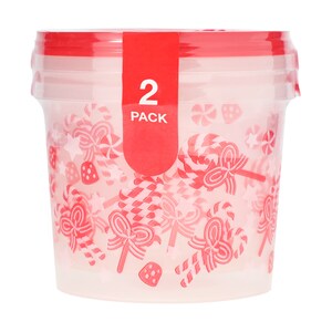 View Christmas Theme Gift Buckets, 2-ct.