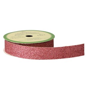 View Floral Garden Chunky Glitter Ribbon,