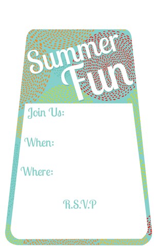 Popsicle Party Invitations | Dollar Tree