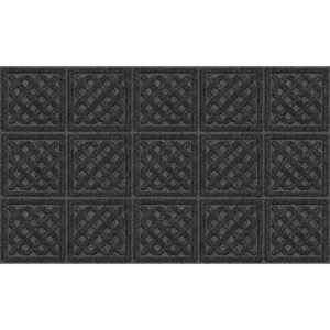 View Criss Cross Pattern Door Mat,