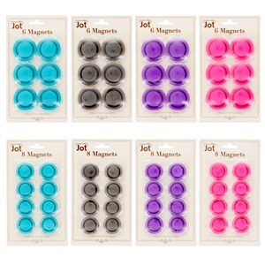 View Jot Translucent Plastic Button Magnets