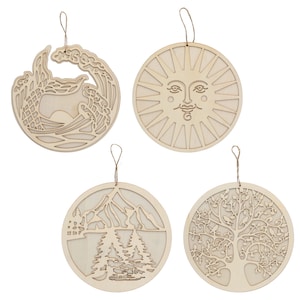 View Crafters Square Hanging Layered Wood