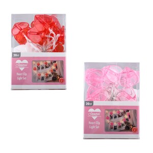Valentine's Day Heart Clip LED Light Set, 1 pk. | Dollar Tree