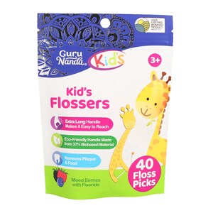 View Gurunanda Kid’s Mixed Berries Flossers,