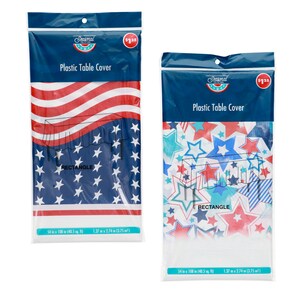 View Patriotic Tablecovers, 54x108 in.
