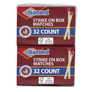 View Diamond Strike-On-Box Matches, 10-Box Packs