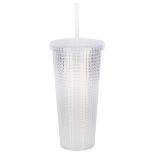 View Tiles Themed Tumbler With Straw Assorted