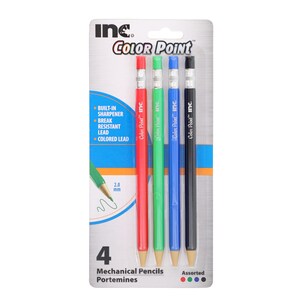 Inc. Color Point Colored Mechanical Pencils, 4-ct. Packs | Dollar Tree