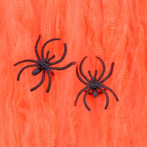 View Colorful Halloween Spider Webbing with