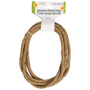 View Floral Garden Decorative Nautical Rope,