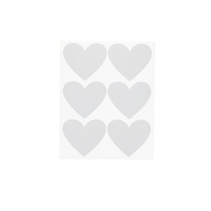 View Heart-Shaped Scratch Stickers