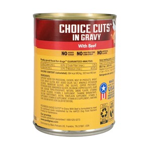 View Pedigree choice Cuts Beef Flavored