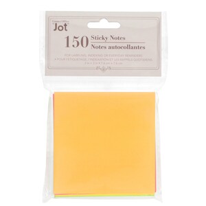 View Jot Neon Sticky Notes, 150-Sheet