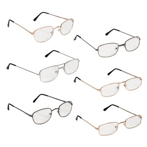 View Wire-Frame Reading Glasses with +2.00
