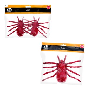 View Glittery Plastic Spiders