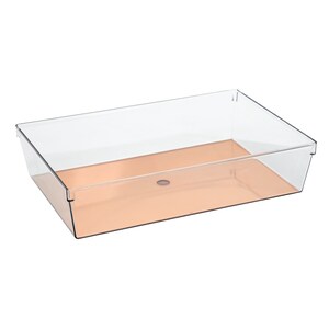 View Jot Acrylic Rose Gold Organizers,
