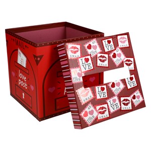 View Mailbox-Themed Square Valentine's Day Gift
