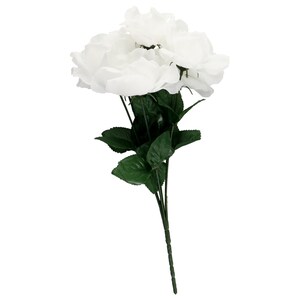 View Assorted 6-Stem Artificial Rose Bushes,
