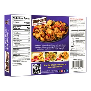 View Steak-umm Sliced Chicken Steaks, 9-oz