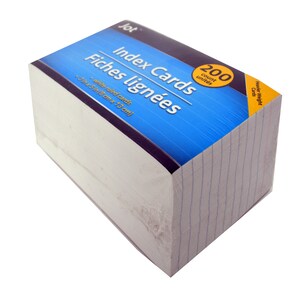 View Jot 3x5 in. Ruled White