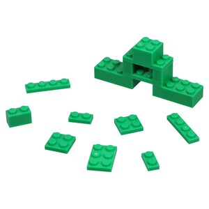 Bulk Make-It Blocks Green Building Blocks, 48-ct. Packs | Dollar Tree