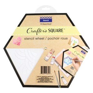 View Crafters Square Plastic Stencil Wheels,