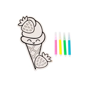 View Summer-Themed Color-Your-Own Décor, 8x5 in.