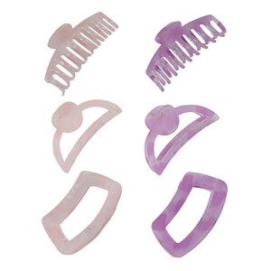 View Assorted Gradient Hair Claw Clips