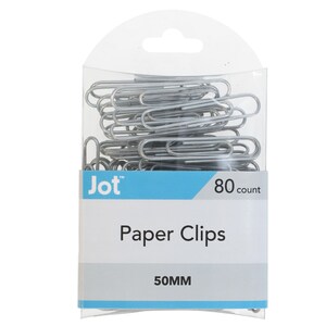 View Jot Silver 50-mm. Paper Clips,