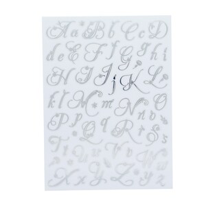 View Crafters Square Metallic Foil Alphabet