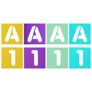 View Jot Stencil Letters and Numbers,